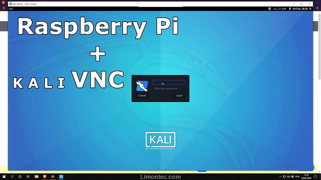 How to setup Kali Linux on Raspberry Pi and control using other PC