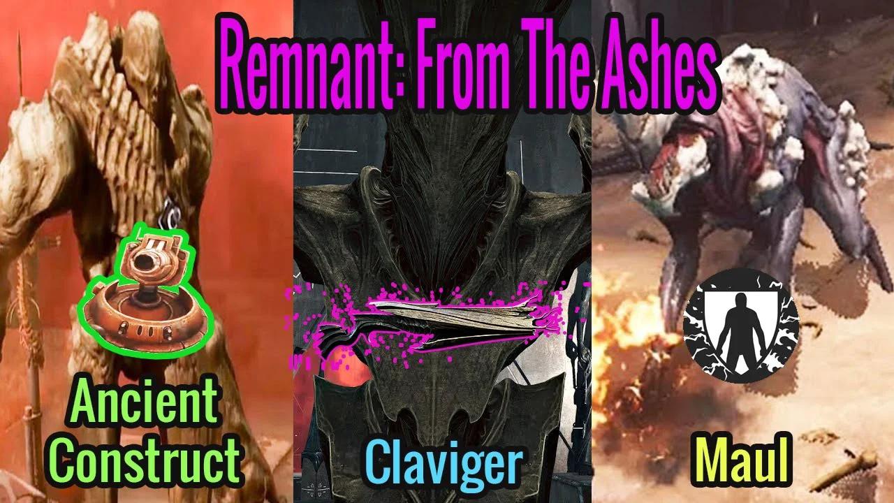 Maul, Ancient Construct, and Claviger | Remnant: From the Ashes ...
