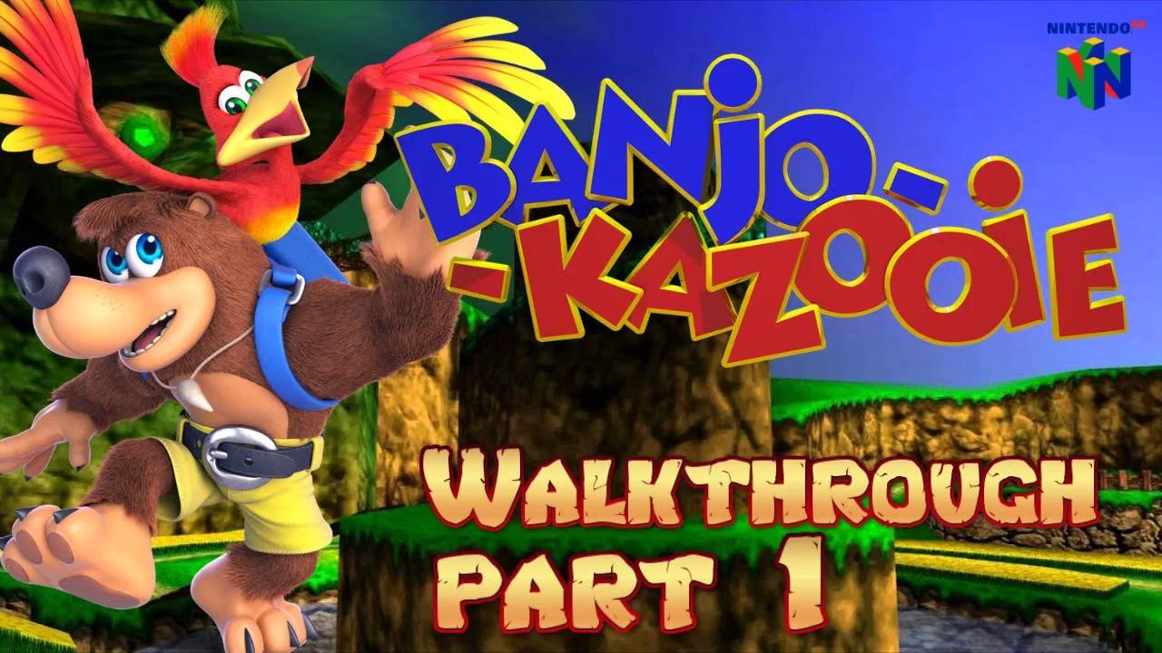 Banjo-Kazooie Gameplay Walkthrough Part 1 [1080p 60FPS N64] - No Commentary