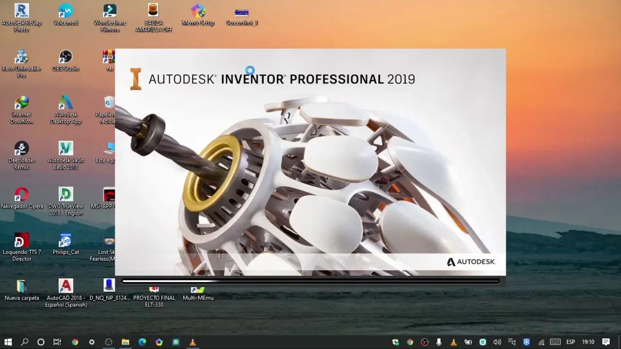 DESCARGA e INSTALA AUTODESK INVENTOR PROFESSIONAL 2019 ACTIVADO