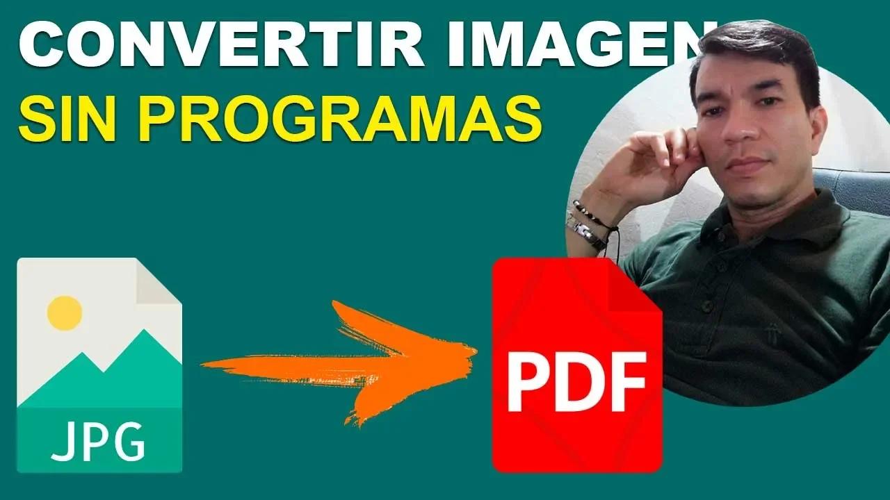 Cómo convertir una Imagen JPG a PDF | Gratis