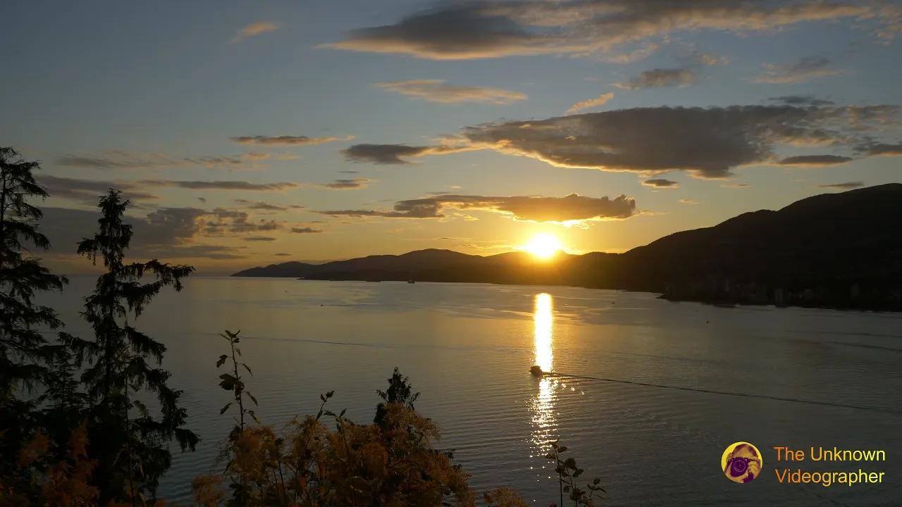Prospect point sunset | Stanley Park | Vancouver, BC | 4K