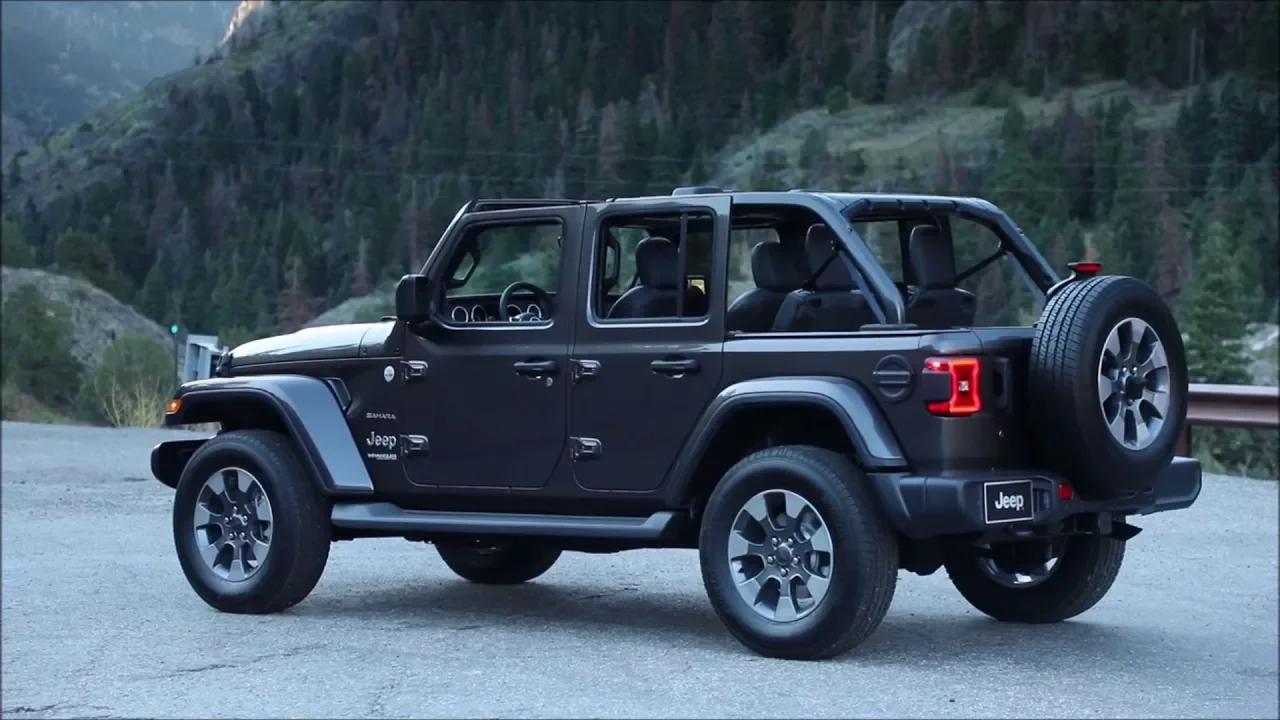 Jeep Wrangler Sahara V3 Unlimited interior exterior
