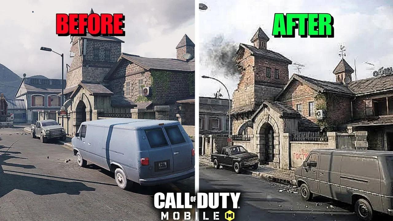 "2 REMASTERED MAPS" in CODM Season 4 (standoff + estate)