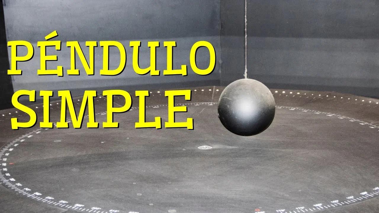 Péndulo simple: explicación y ejercicios resueltos
