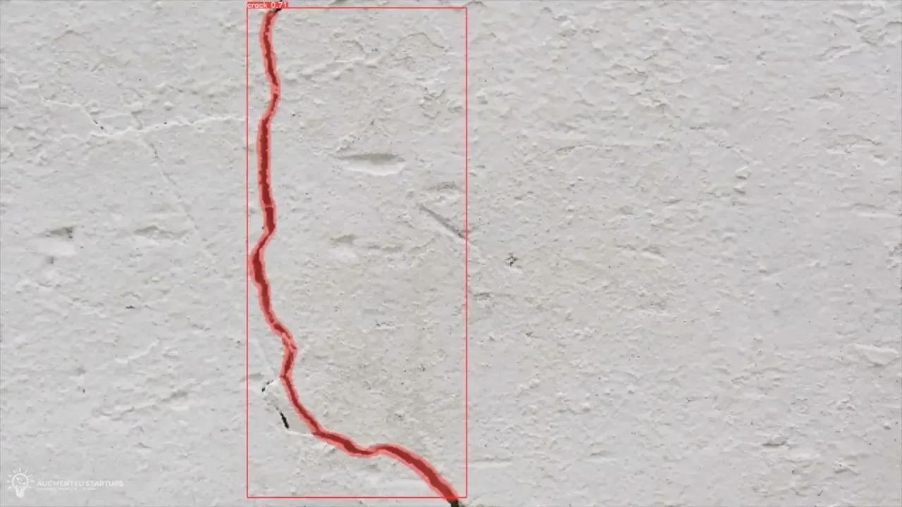Crack Detection using YOLOv7 Segmentation Demo Crack Detection using YOLOv7 Segmentation Demo
