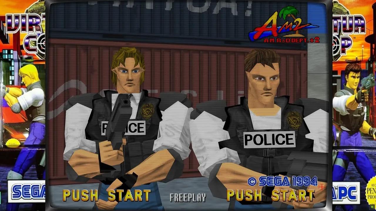 Virtua Cop 1994 (Sega Model 2) - Full playthrough (M2 emulator) (Arcade Classics)