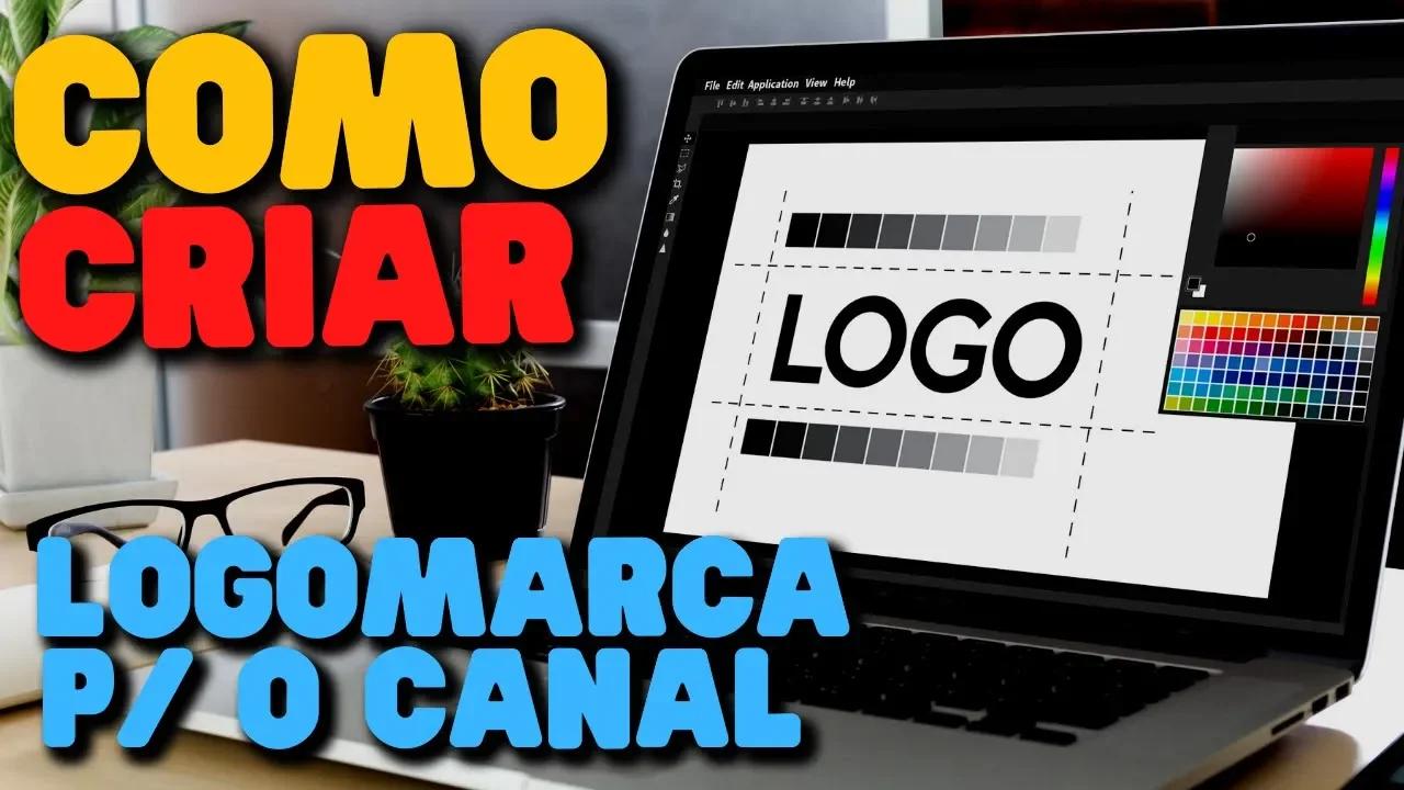 COMO CRIAR LOGOMARCA DO CANAL SEM PROGRAMAS / Como fazer logotipo no Canva