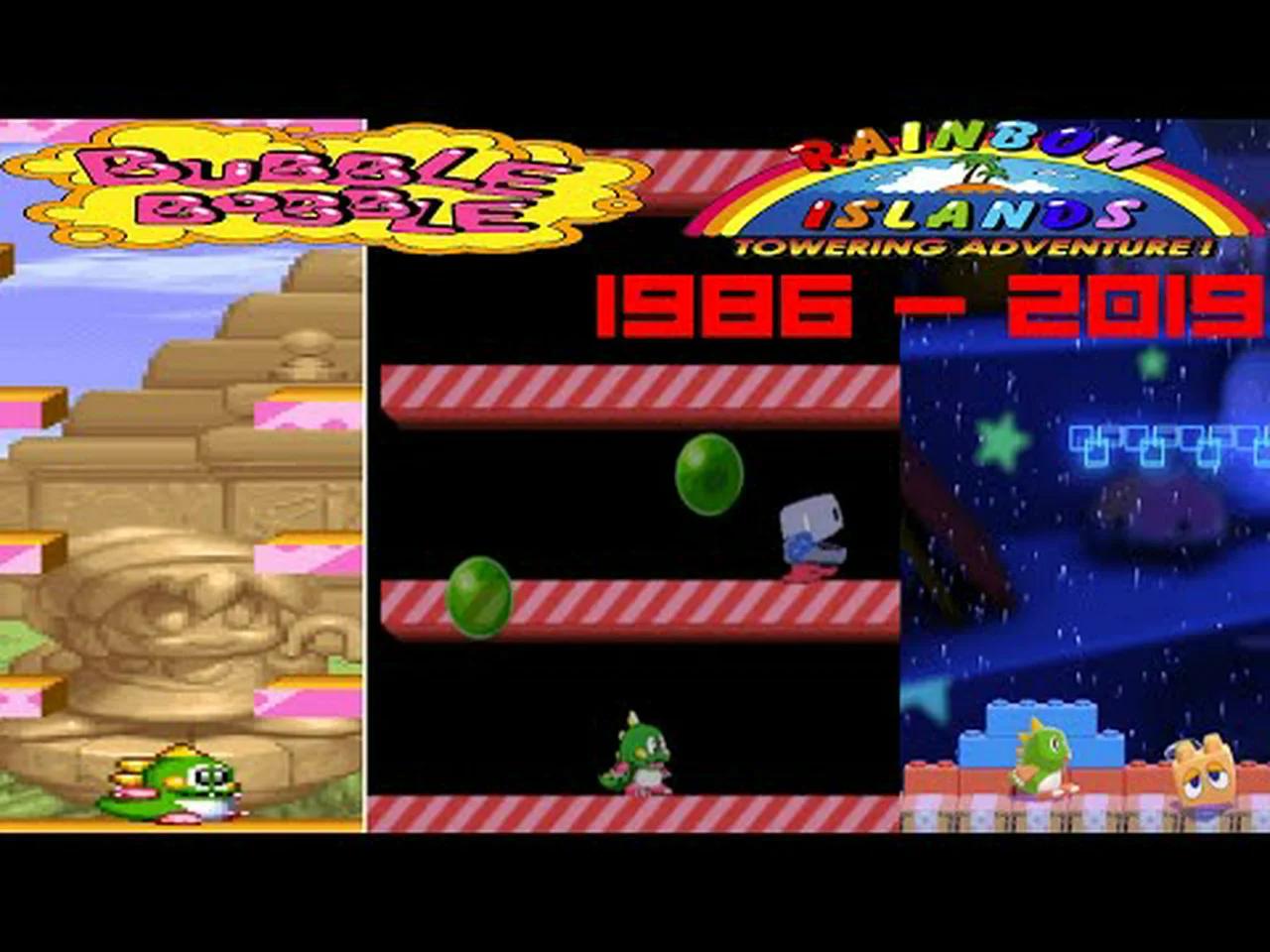 Evolution - Bubble Bobble/Rainbow Islands Games (1986-2019)