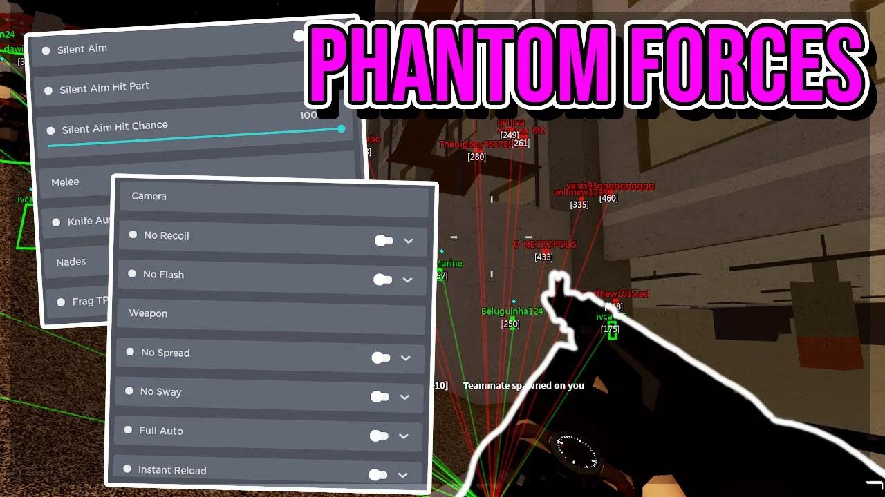 ROBLOX Phantom Forces HACK | OP GUI SCRIPT | WORKING