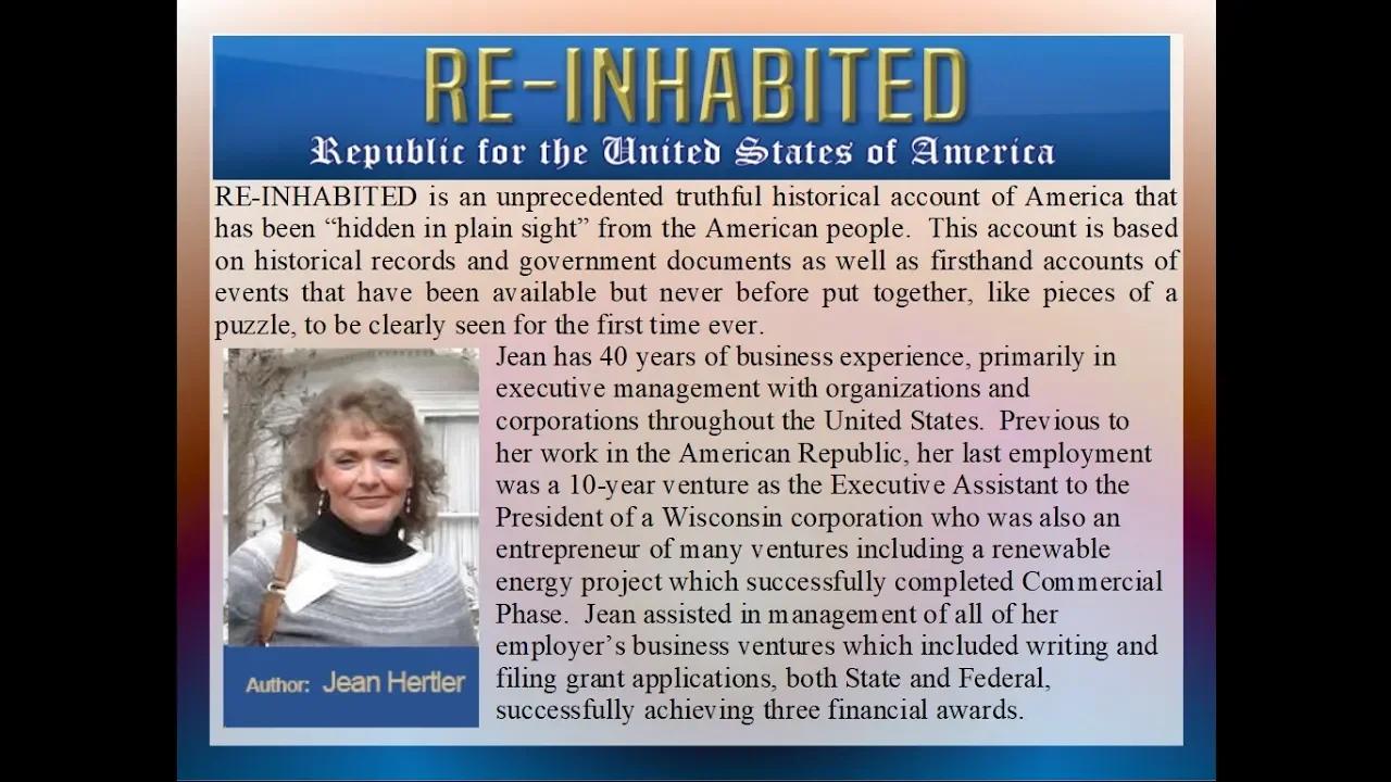 Jean Hertler's Challenge to the American People