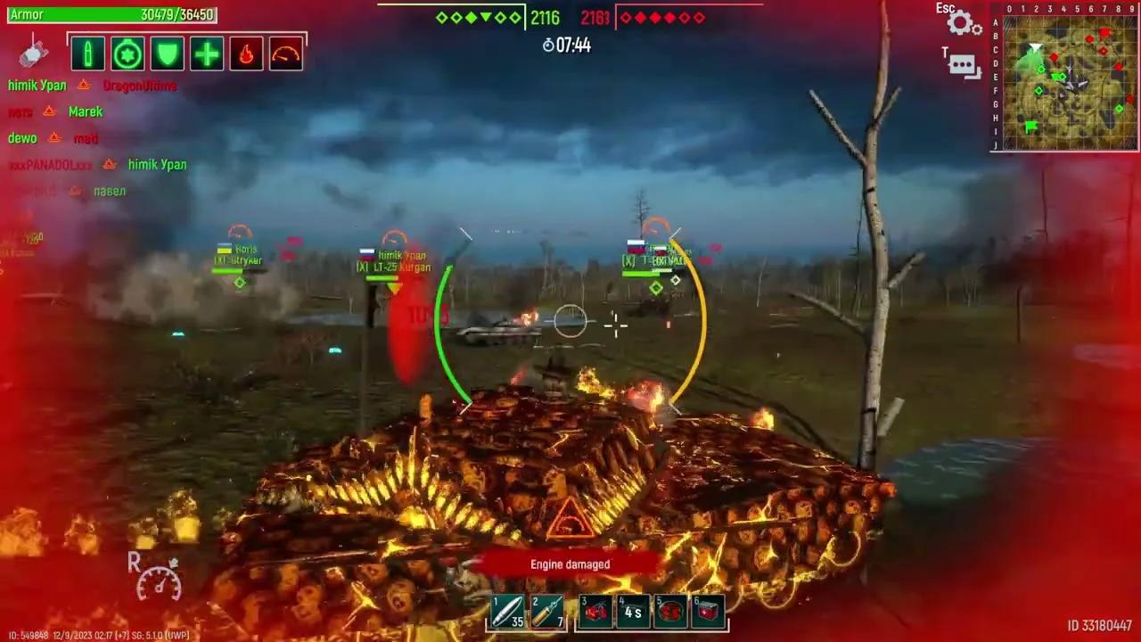 Enemy compound -- Tank Force Gameplay