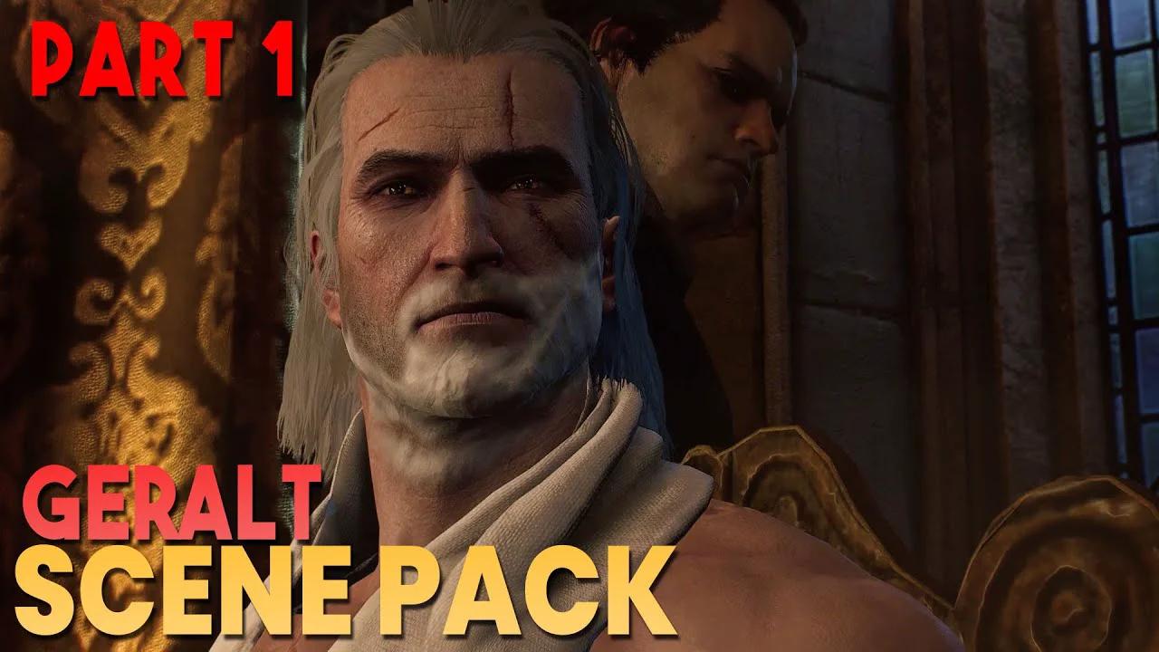 Geralt Scene Pack (Part 1) || The Witcher 3
