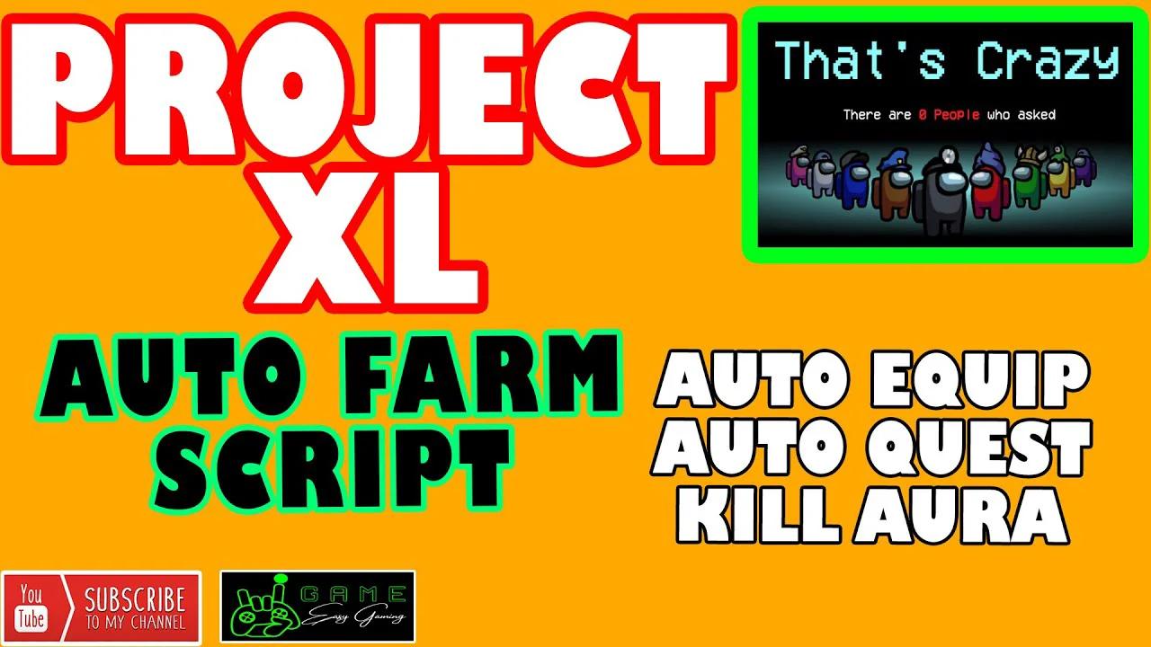 Roblox Project XL Auto Farm Script | Auto Quest And Redeem CODES