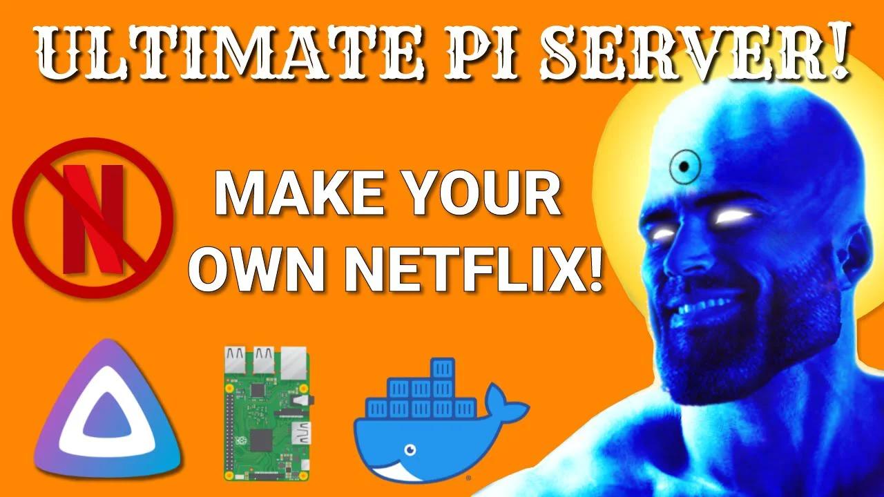MAKE YOUR OWN NETFLIX! Jellyfin Media Server on Raspberry Pi with Docker
