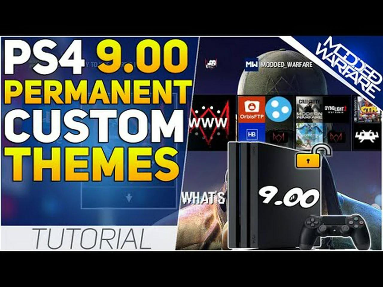 Install & Create Permanent Custom PS4 Themes