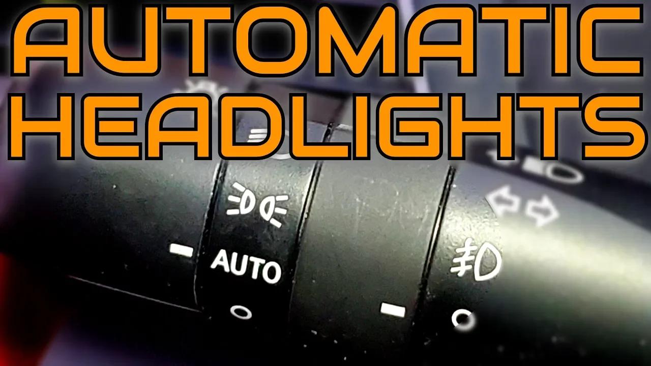 How Automatic Headlights Work • Cars Simplified: Lighting & Computer ...