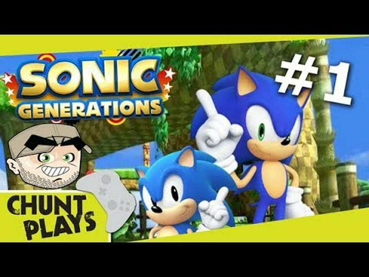Sonic Generations - PART 1 - DISC UNREADABLE - Chunt Plays Games
