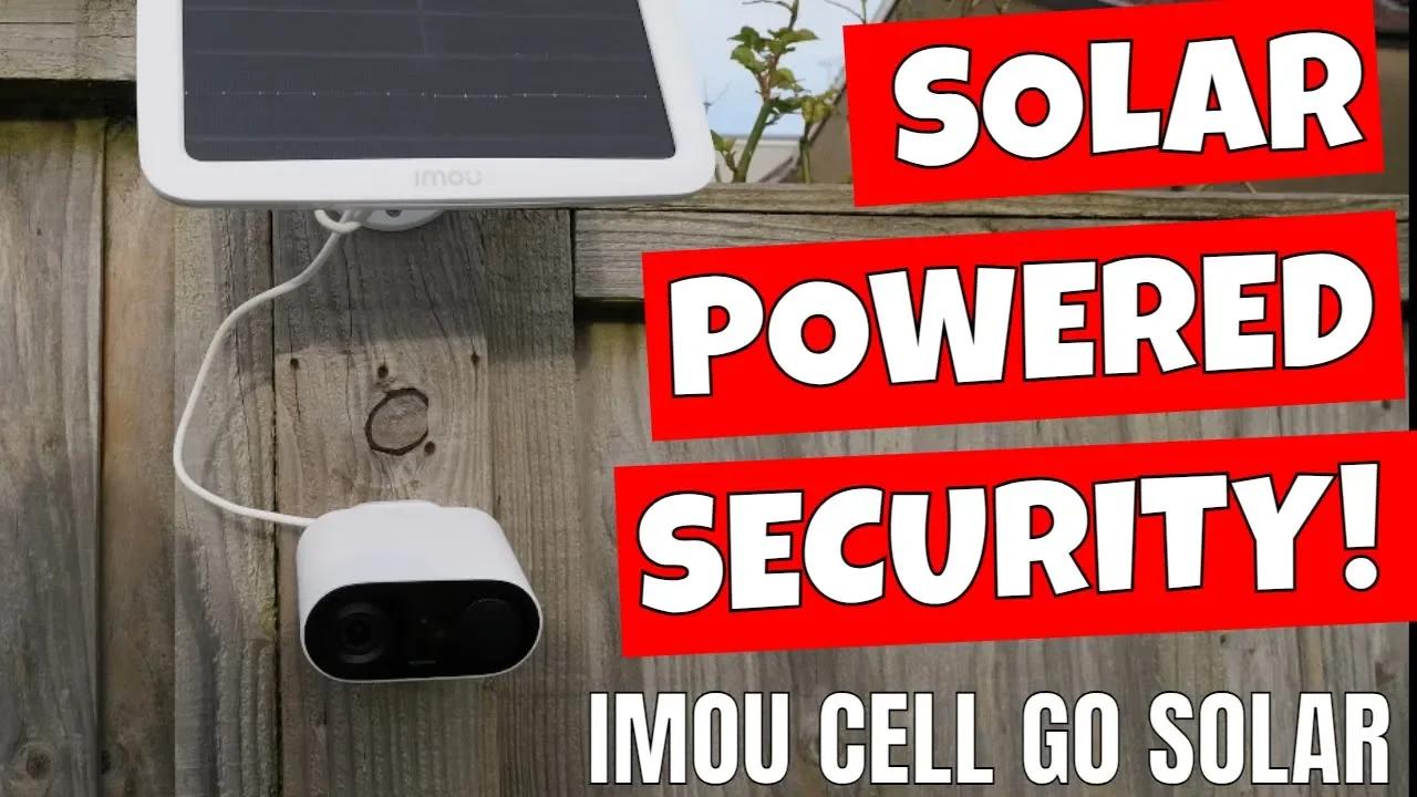 Totally Wireless Security IMOU Cell Go 2K Solar Powered IP65 Camera