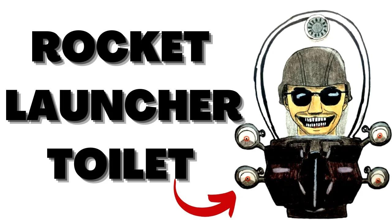 Cómo DIBUJAR al🚀ROCKET LOUNCHER TOILET🚽de los SKIBIDI TOILET / How to ...
