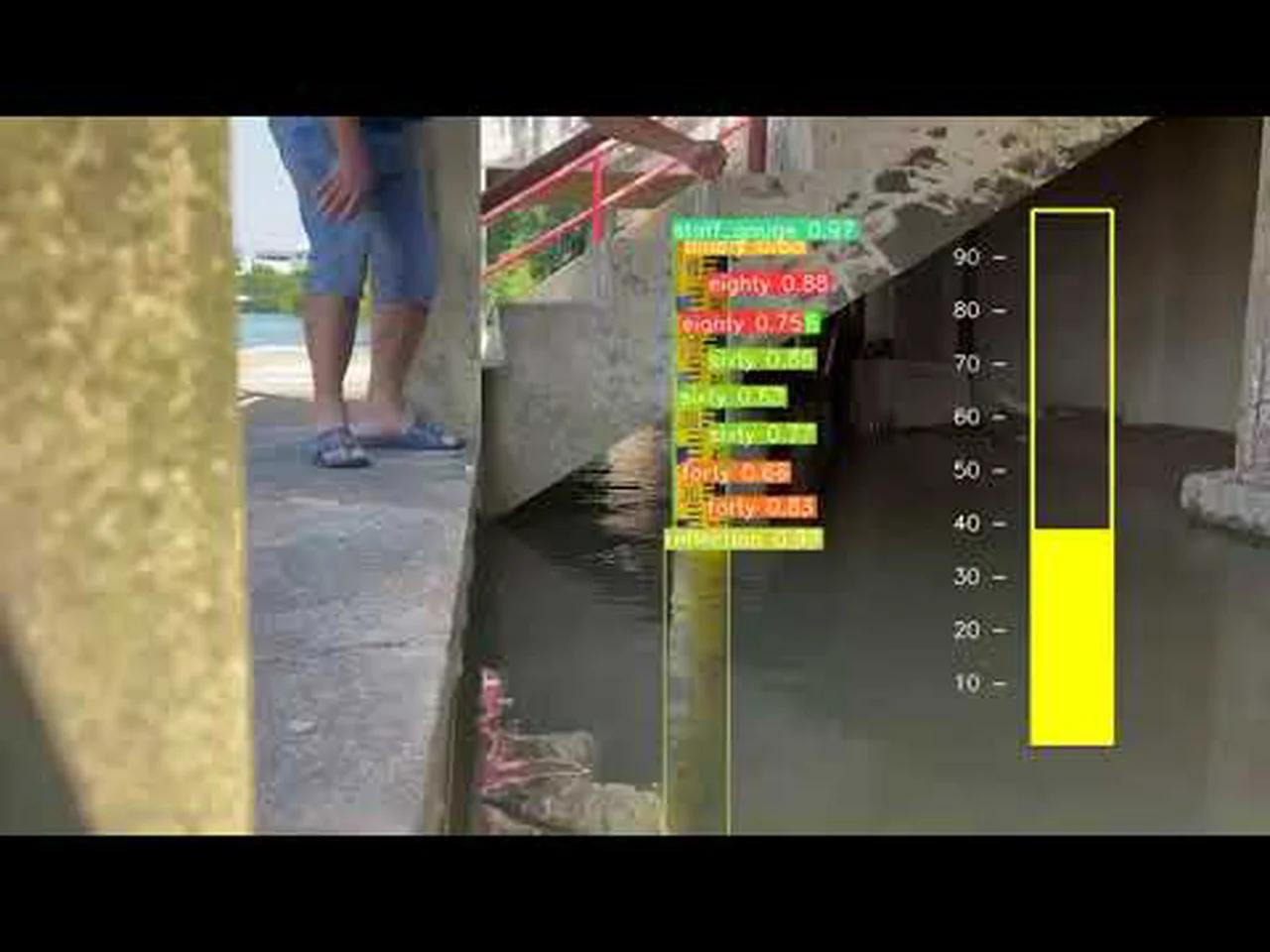 Measuring Water Level with YOLOv7 Demo