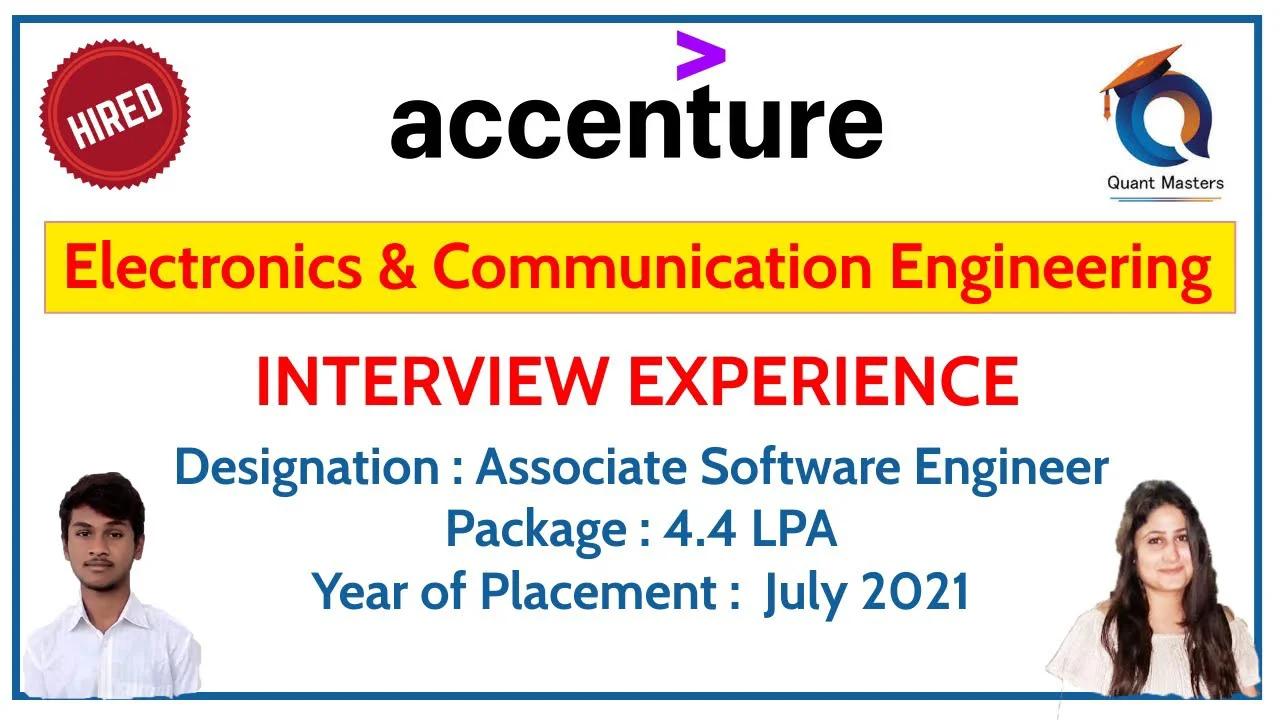 Accenture Interview Experience - July 2021 | ECE Student