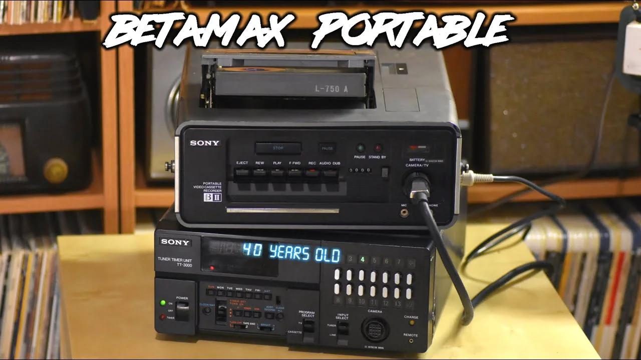 Sony SL-3000 Portable Betamax VCR