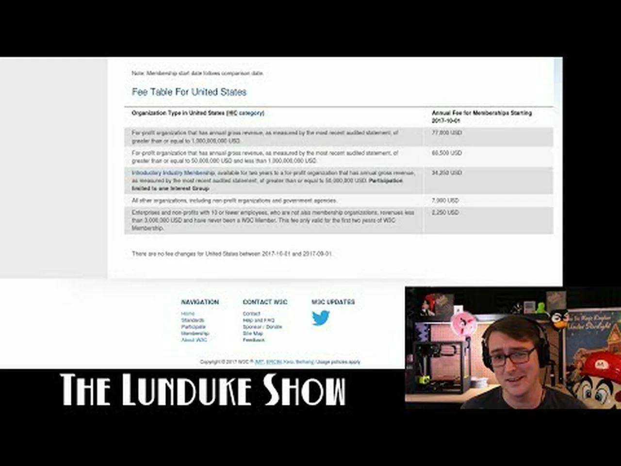 Should I (Bryan Lunduke) join the W3C?