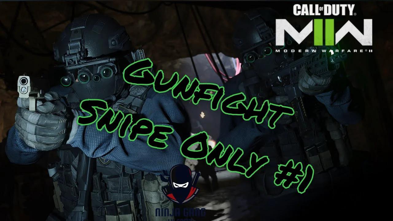 when a ninja use Sniper only in Modern Warfare II ( ninja defuse Snipe ...