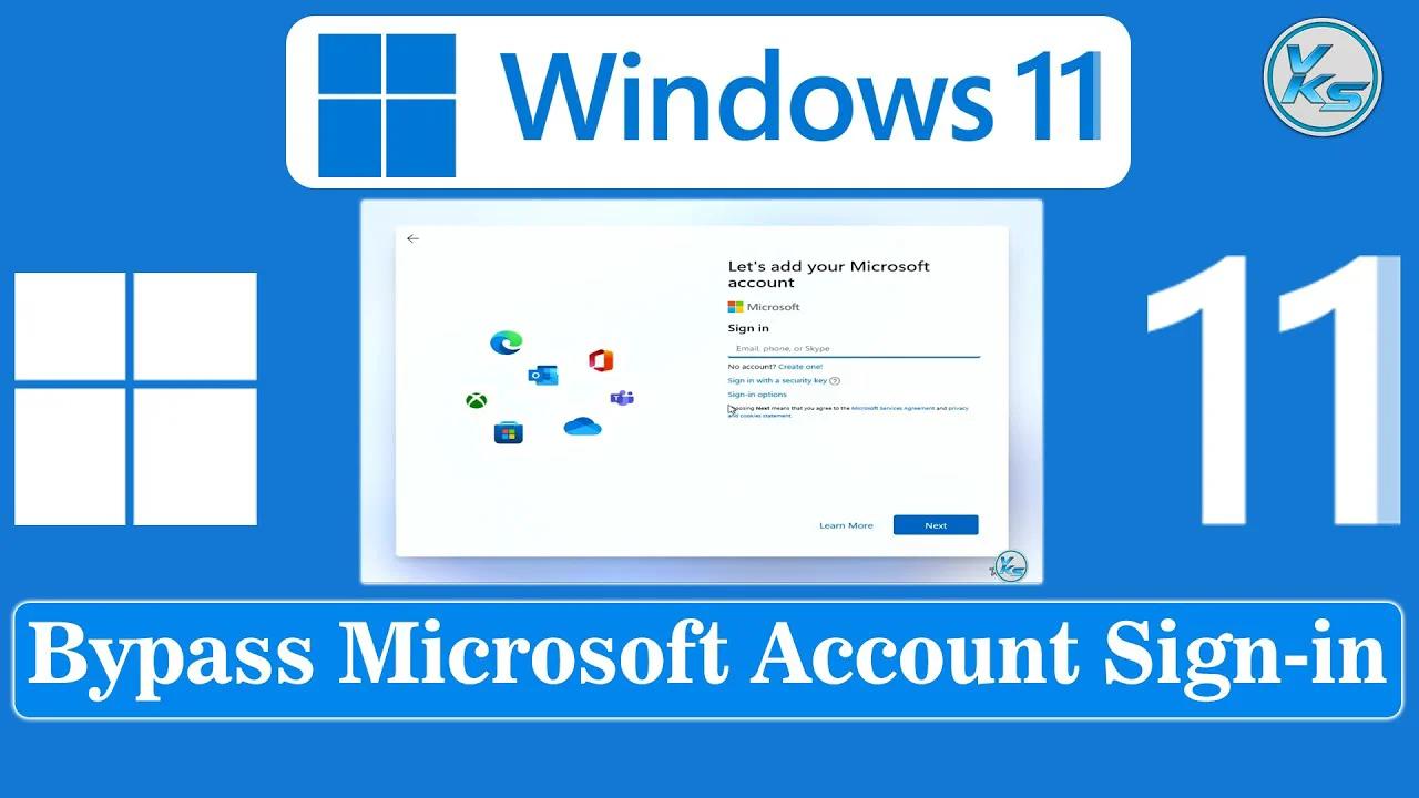 Bypass Microsoft Account Sign in While Installing Windows 11