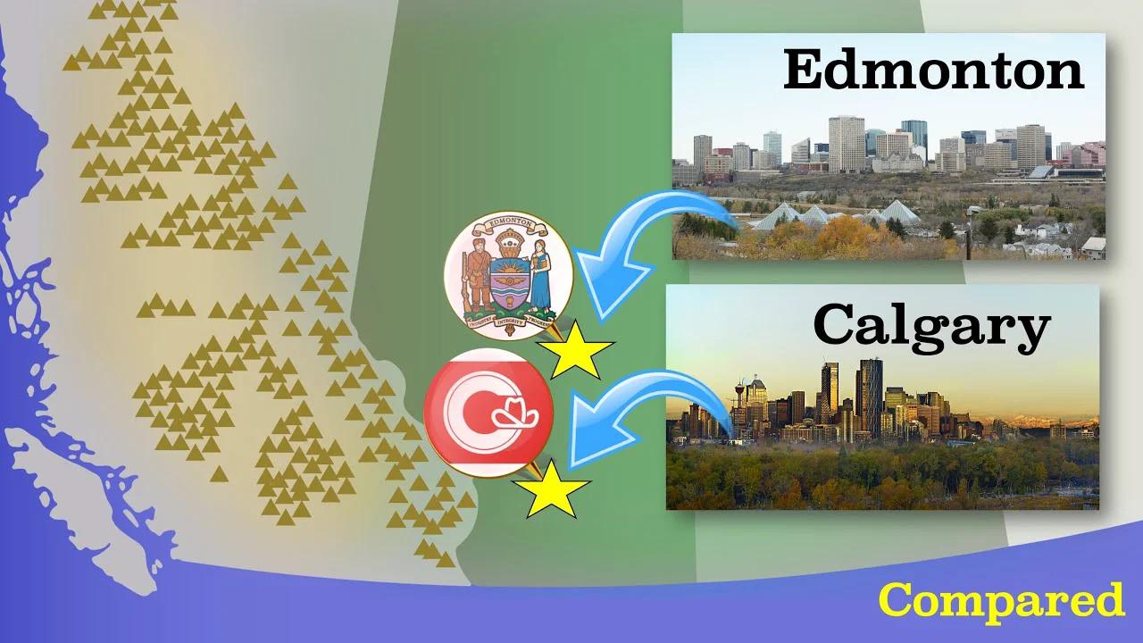 Calgary And Edmonton Compared