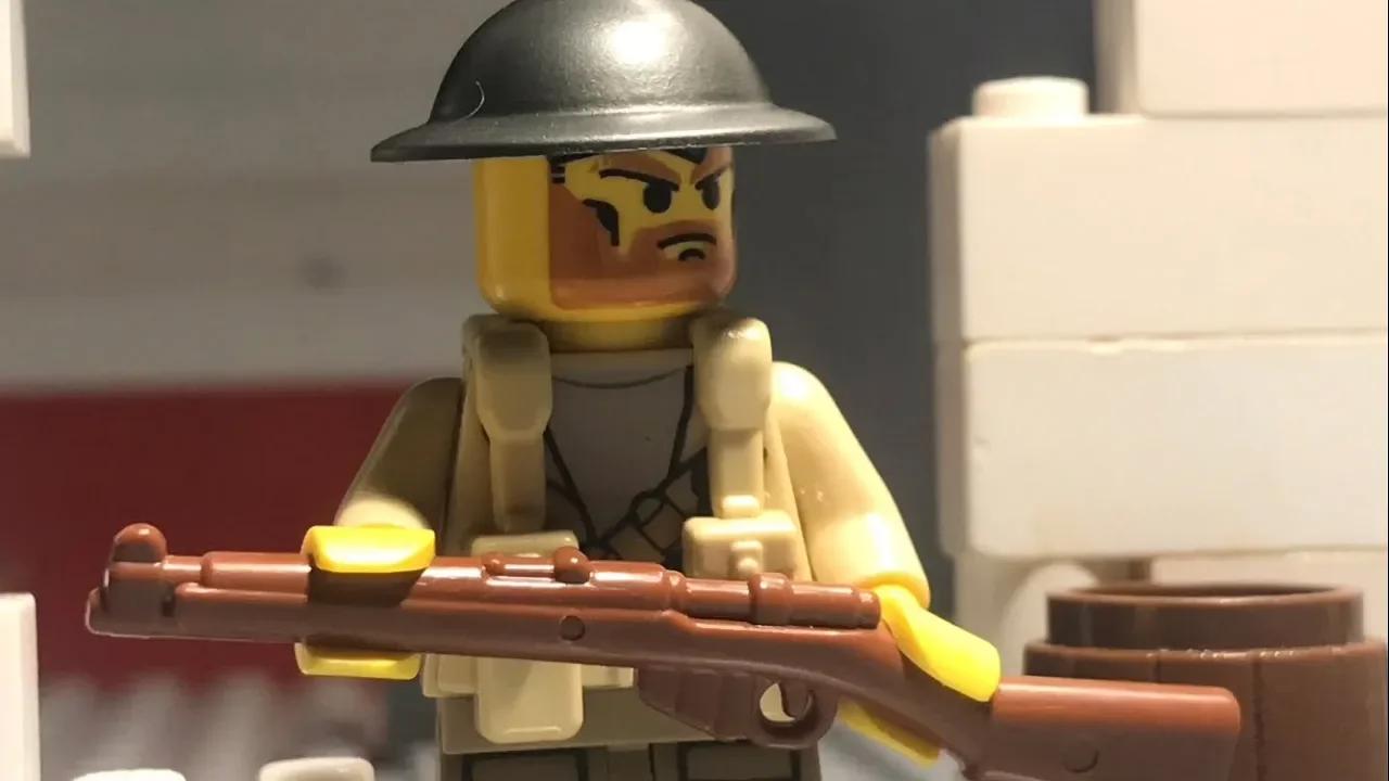 Lego WW1 - Battle at Normandy - stop motion