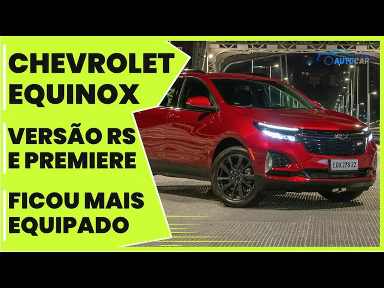 Novo Chevrolet Equinox 2022 atualiza o visual, fica mais equipado e vem ...