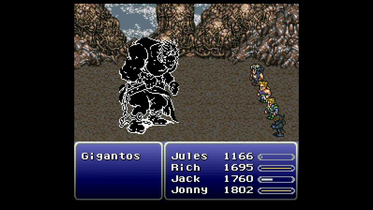 Final Fantasy VI (SNES) - Floating Continent - Gigantos