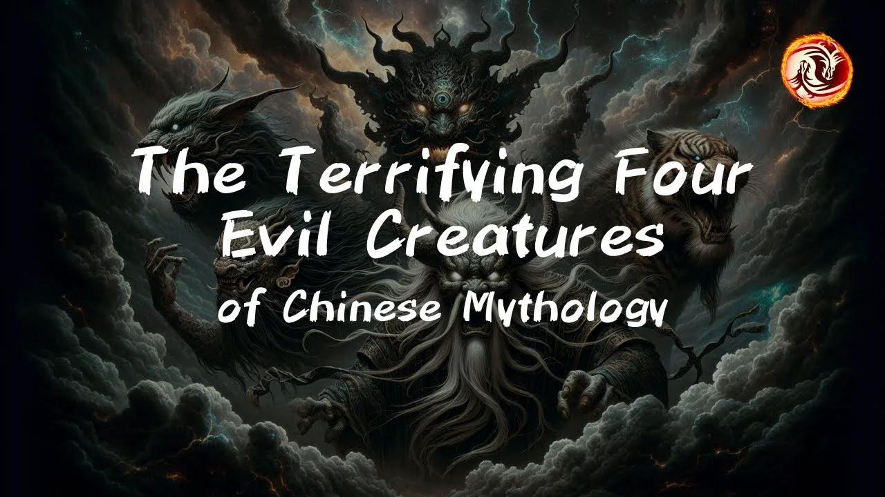 The Terrifying Four Evil Creatures of Chinese Mythology