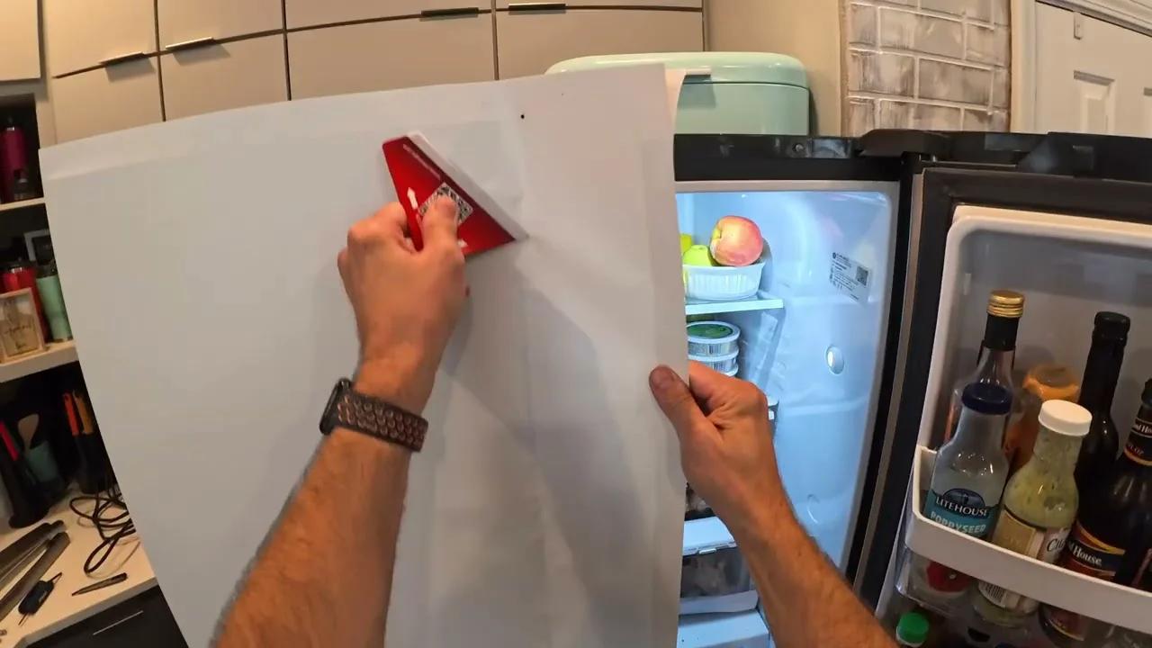 How to Install a Custom Printed Vinyl Wrap on a French Door ...