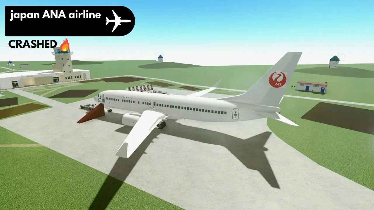 ROBLOX FLIGHT | japan ANA airline | Boeing 737-800 | Economy Class