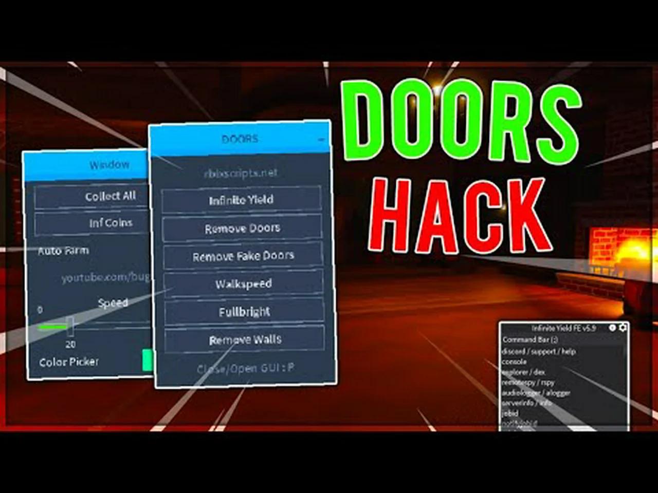 ROBLOX Doors Script HACK | Remove Doors / Fake Doors, FE Admin & More ...