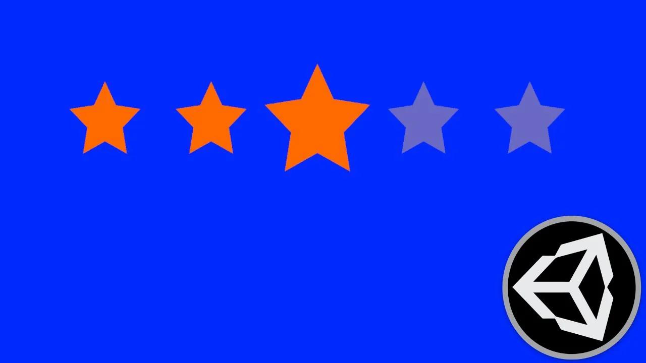 How to Make a Star Rating Animation in Unity