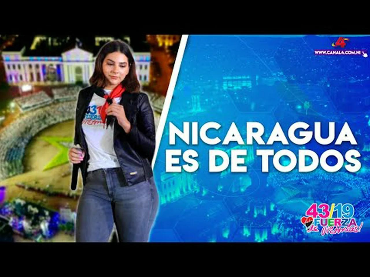 En Vivo: Nicaragua es de Todos – Belya en el 43 Aniversario de la ...