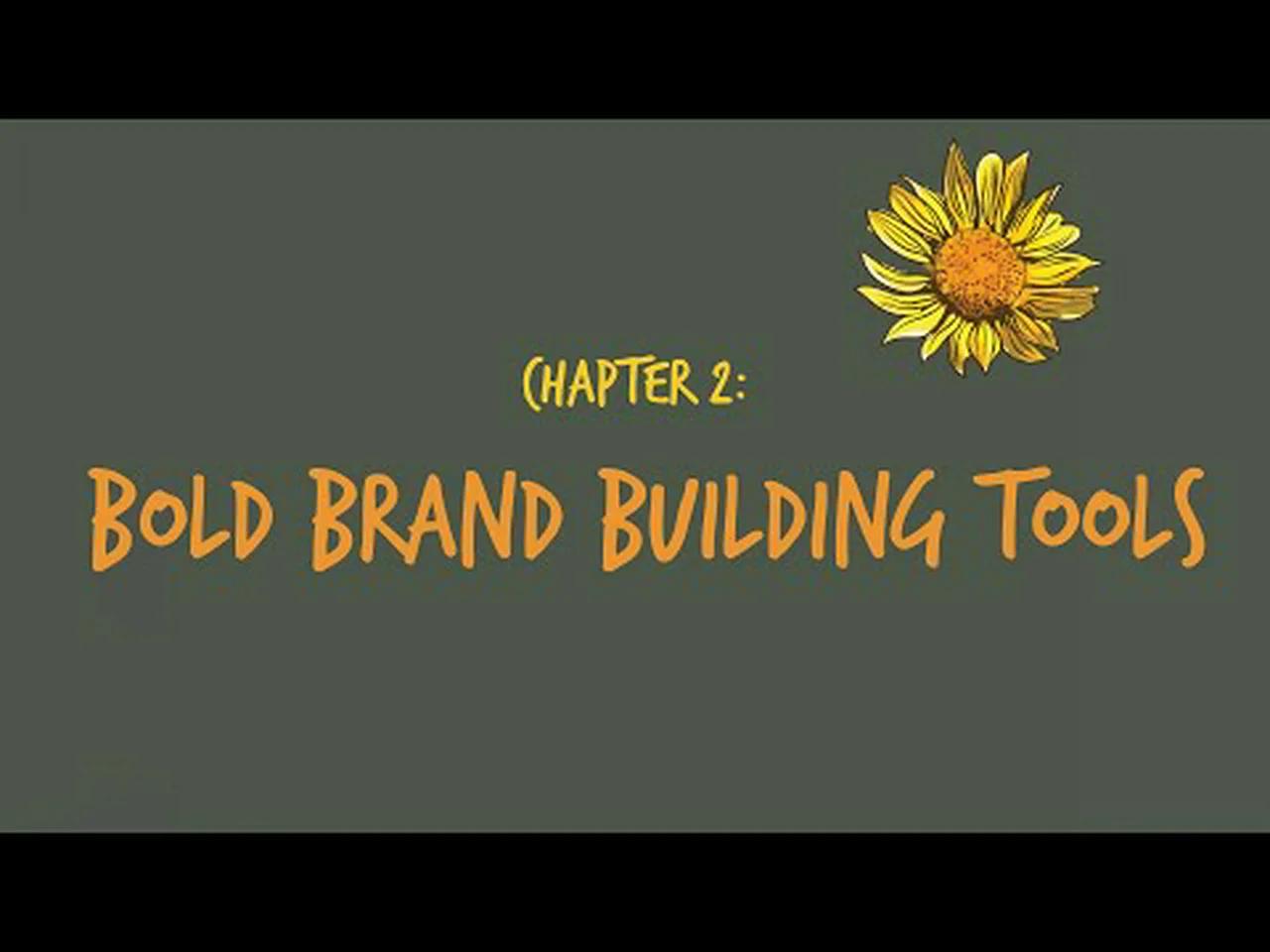 Building A Bold Brand Chapter 2 Bold Brand Building Tools