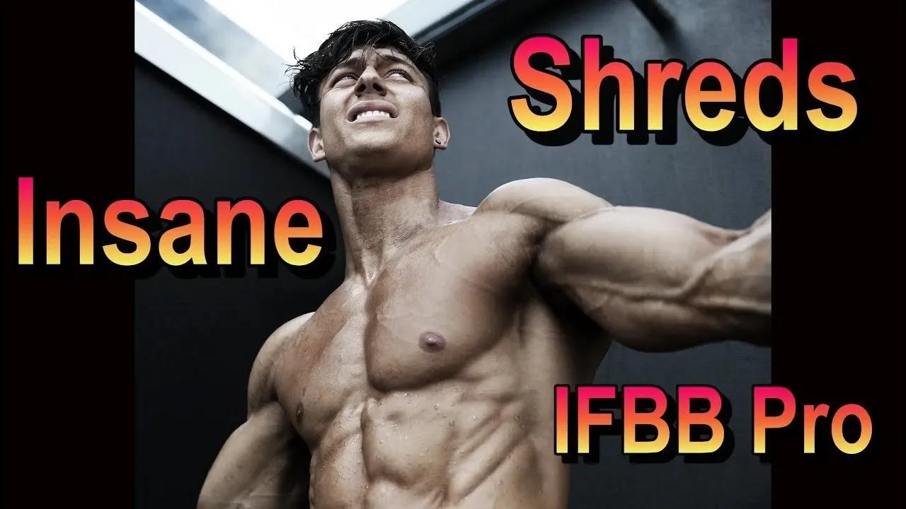 Shredded Fitness Muscle Model Swimsuit Pool Shoot IFBB Pro Florian Wolf ...