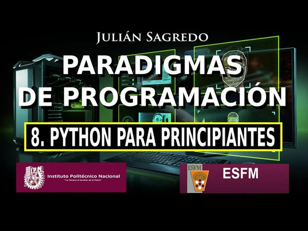 8. PYTHON PARA PRINCIPIANTES