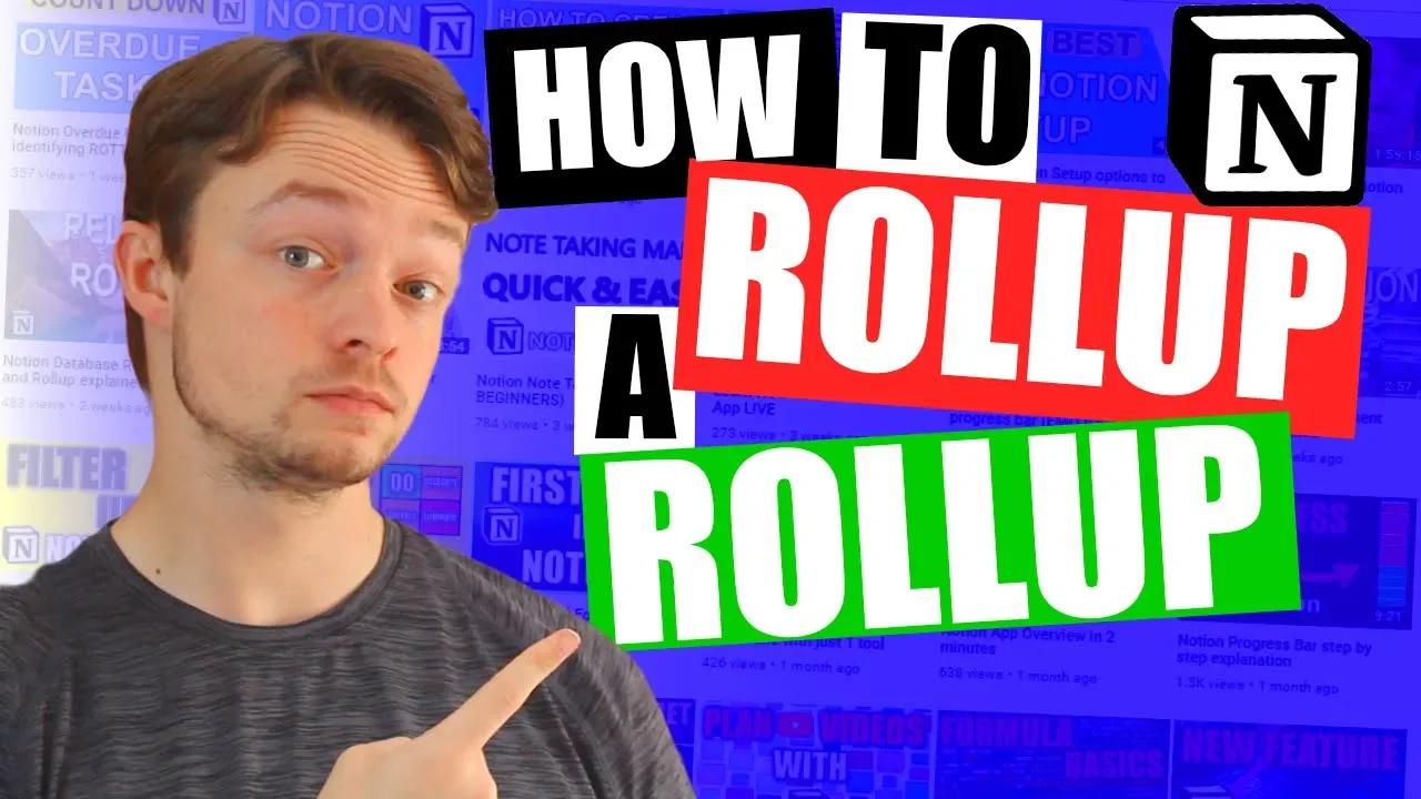 How I Use Notion Rollup A Rollup in my workspace