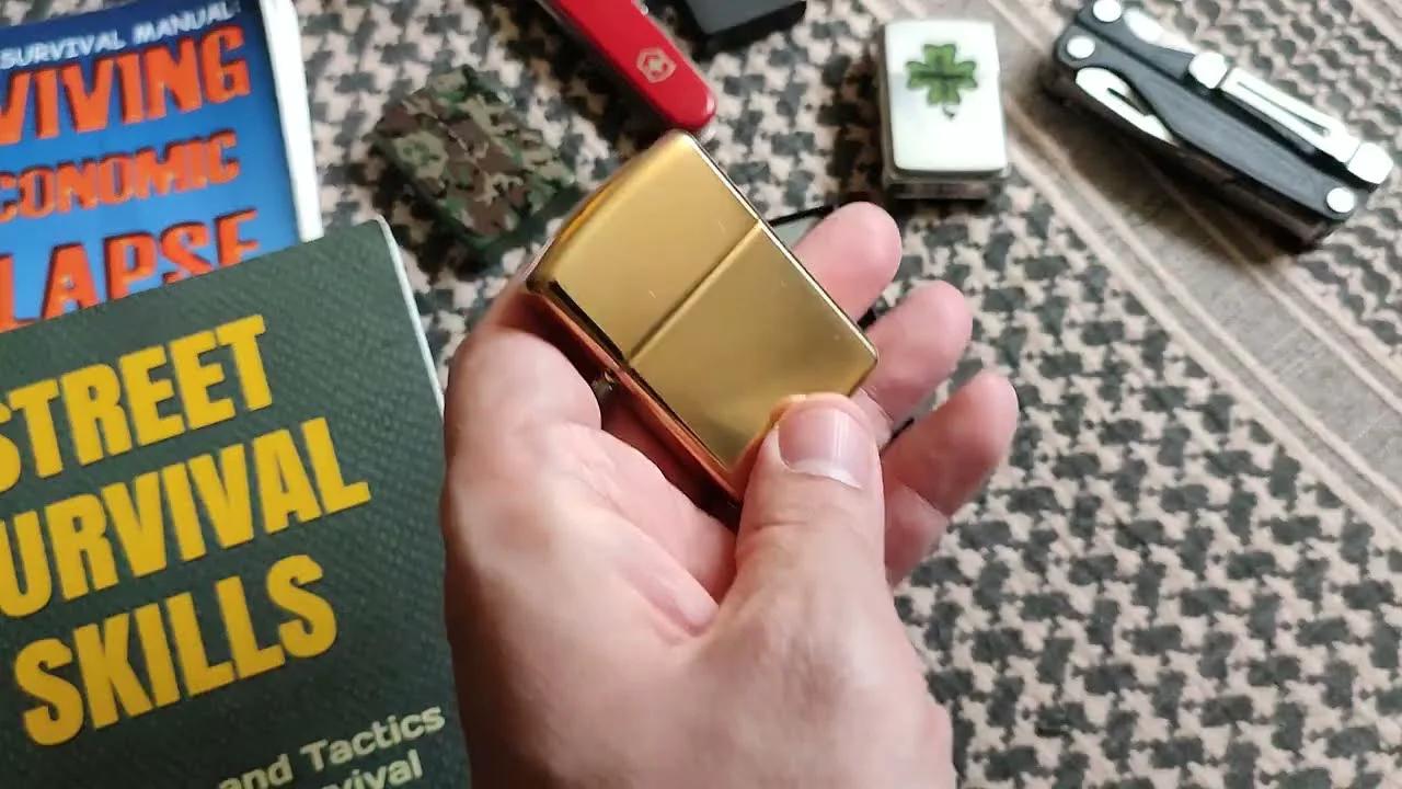 Unboxing: NEW Zippo Lighter Solid Brass Armor Case‼️👍