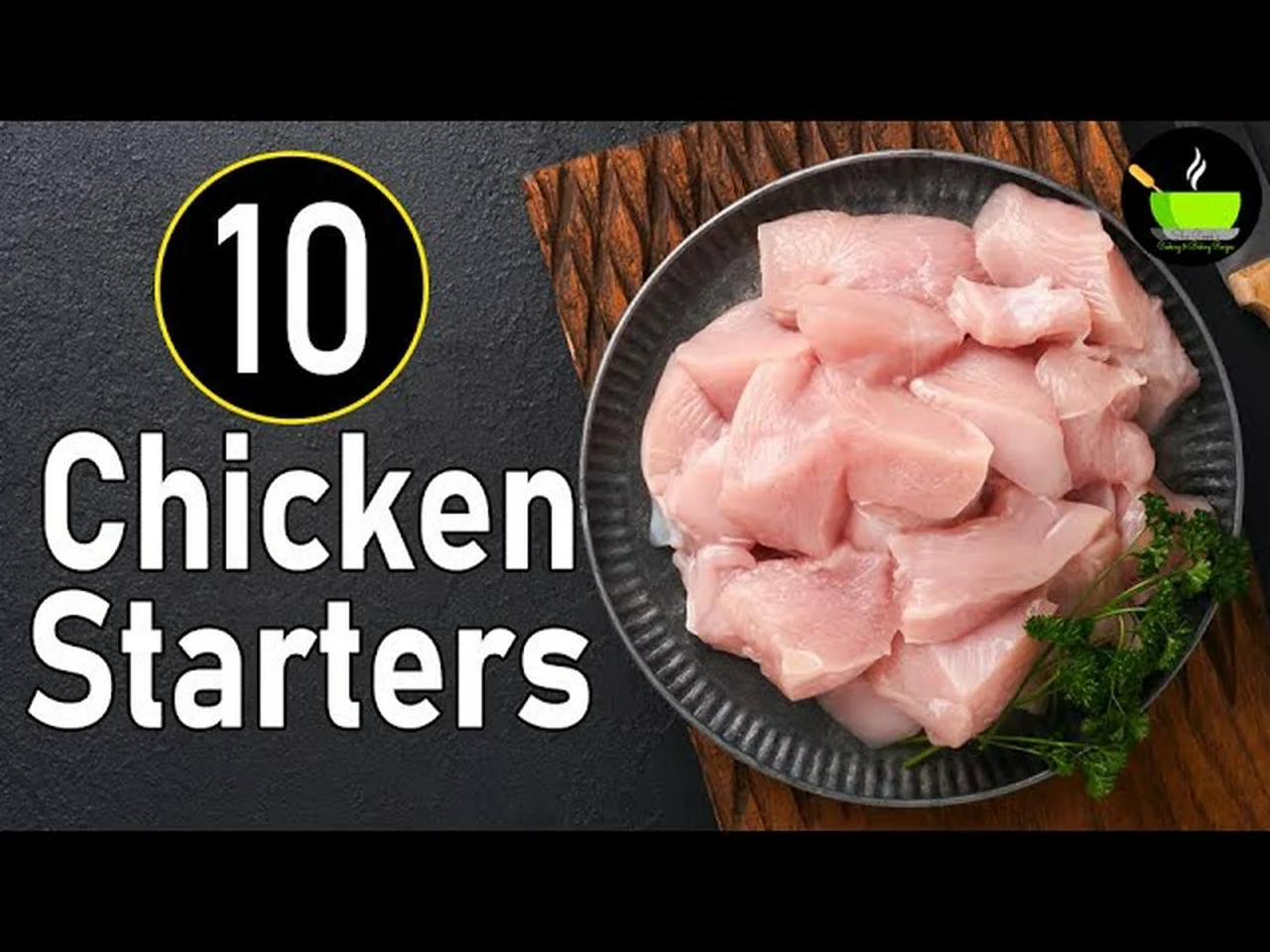 10 Best Chicken Starter Recipes | Non-Veg Starters Recipe | Delicious ...