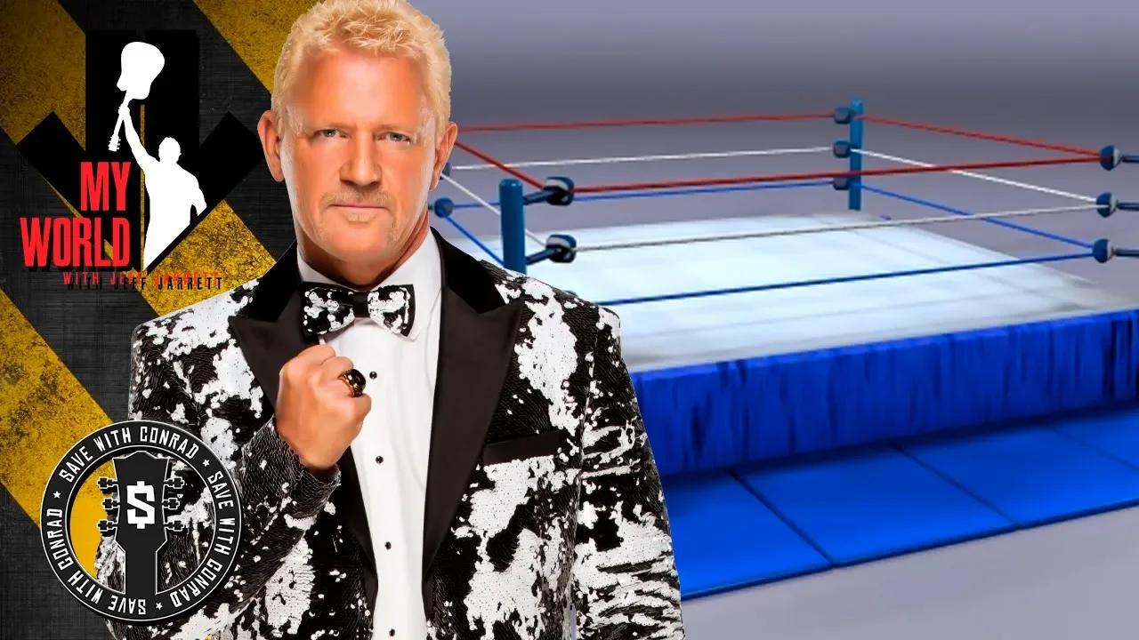 Jeff Jarrett on the WWF's ring