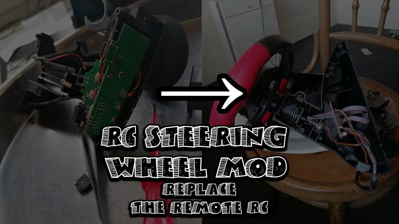 Driving a mini rc fpvcar with a Gaming Racing Wheel, RC STEERING WHEEL ...