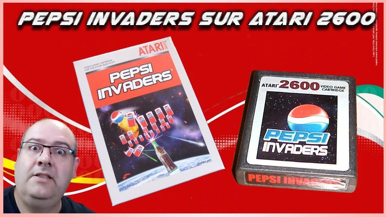 Pepsi invaders ! le jeu Atari 2600 commandé par Coca Cola