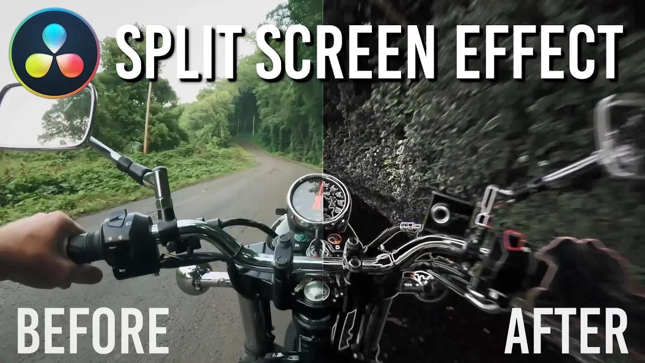 How to Make a Split Screen Comparison Effect in DaVinci Resolve 17